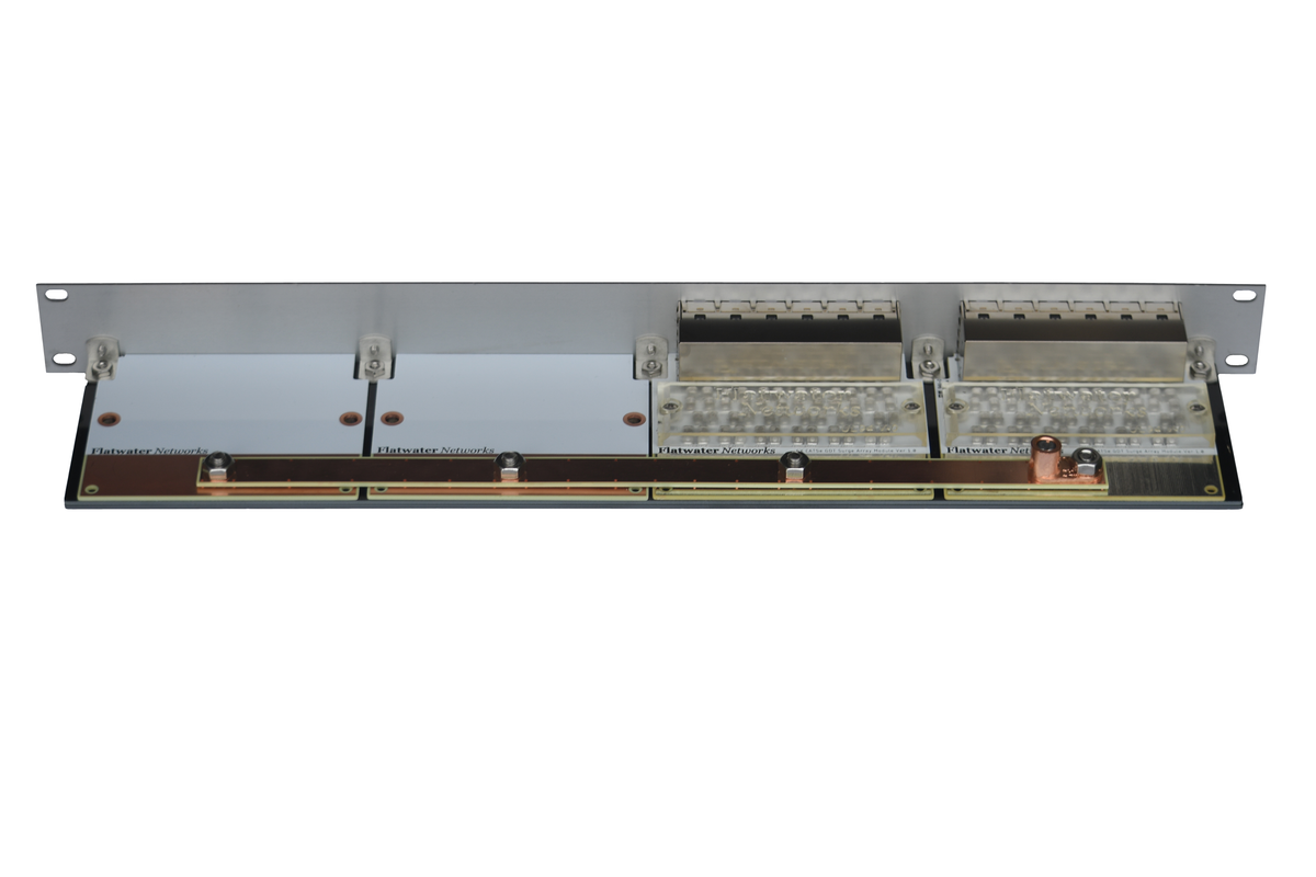 12 Circuit Rackmount Gas Discharge Tube Ethernet Surge Array ...
