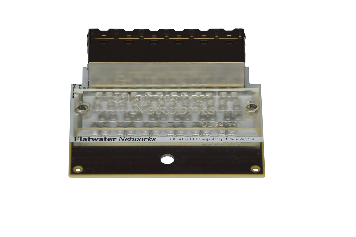 Rackmount Gas Discharge Tube Ethernet Surge Array Replacement Module ...
